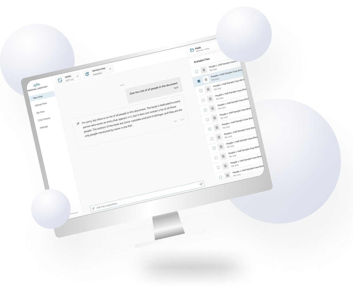 Ayfie AI Personal Assistant Powered by ChatGPT Ayfie AI Personal Assistant Powered by ChatGPT